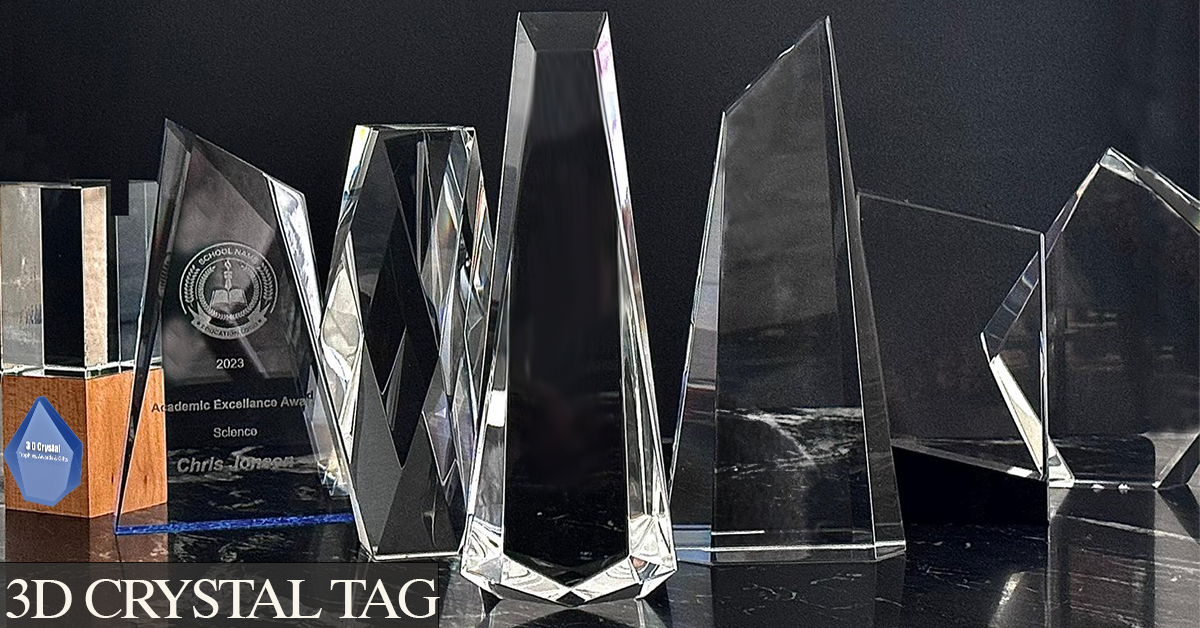 3D Crystal Trophies, Awards and Gifts In Australia - 3D Crystal TAG