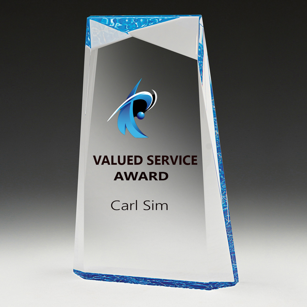 Bespoke Corporate Award – 3D Crystal TAG