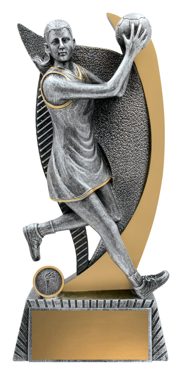 Netball Warrior – 3D Crystal TAG