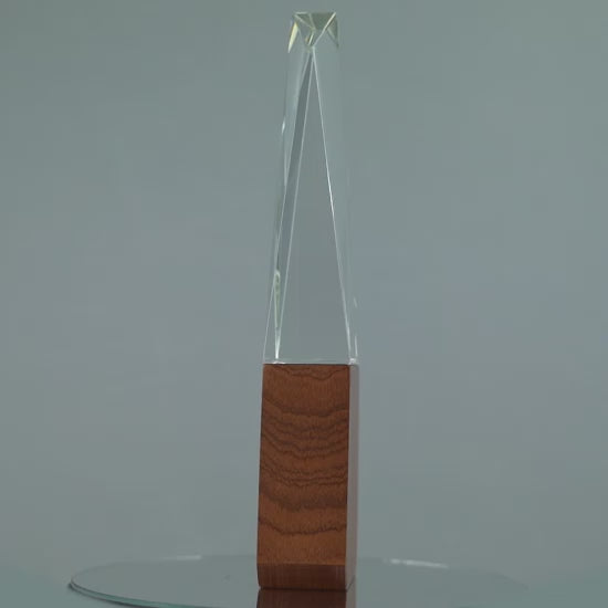 Crystal/Timber Pyramid-Red/Brown Timber Awards in Australia – 3D ...